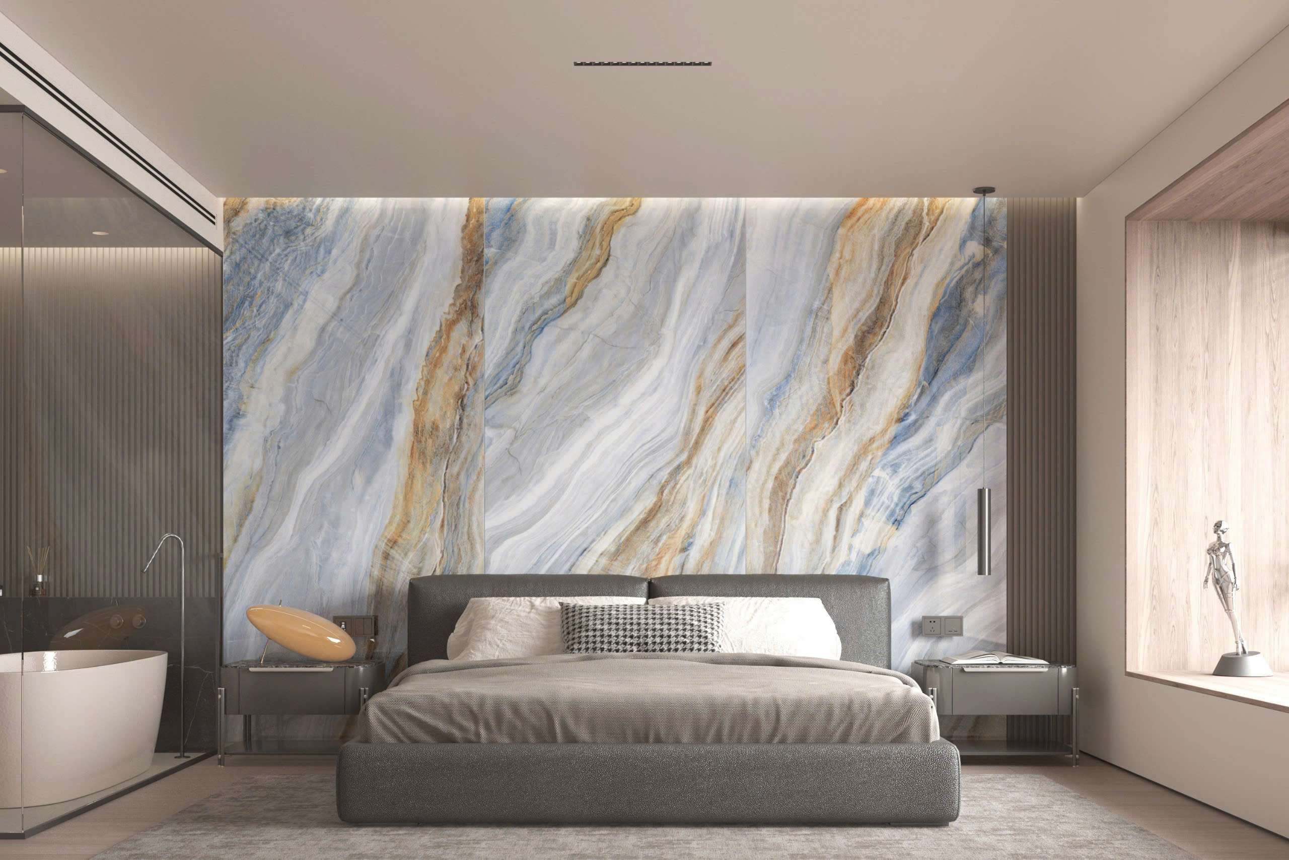 Tấm tường carbon gia cường Thomas cubitt 122x280 Onyx Honey 32F.TM.080. ...