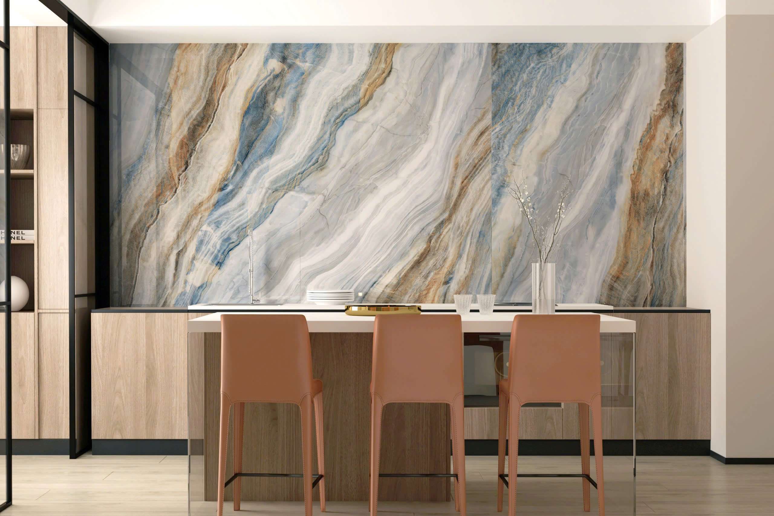 Tấm tường carbon gia cường Thomas cubitt 122x280 Onyx Honey 32F.TM.080. ...