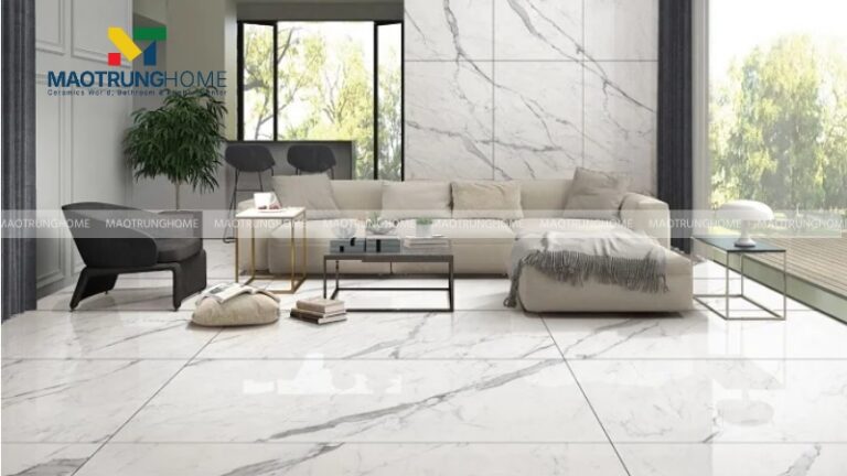 Top 25+ mẫu gạch lát nền màu trắng vân mây đẹp, sang 2026